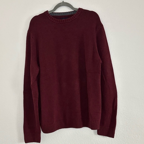 croft & barrow | Sweaters | Mens Burgundy Sweater | Poshmark